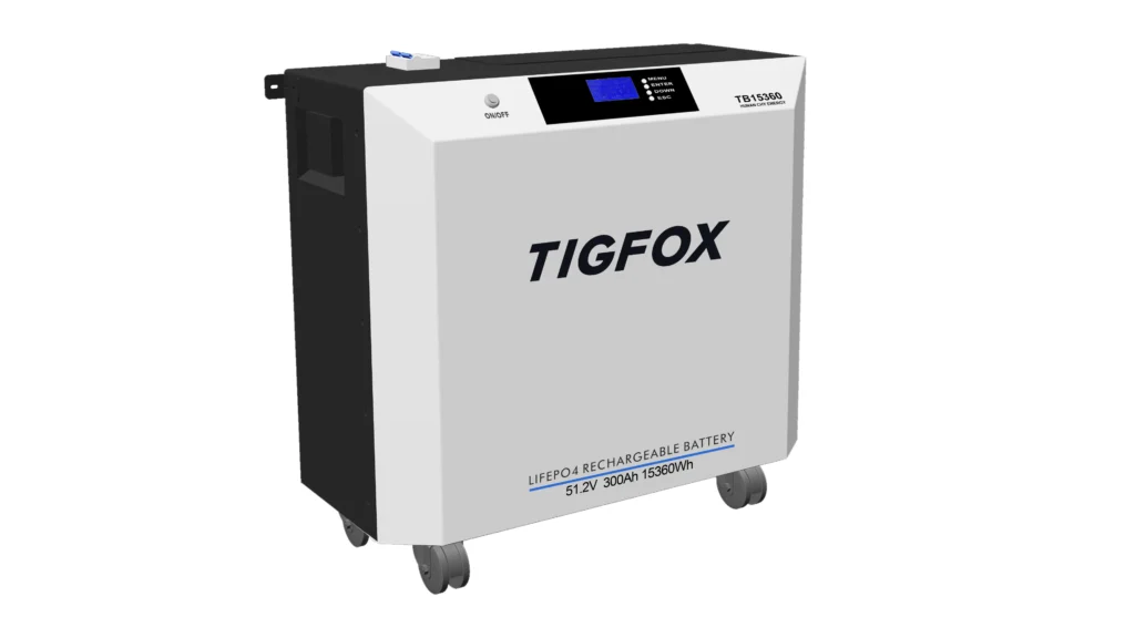TIGFOX TB2560 Rechargeable Battery – Wall-Mounted LiFePO₄ Battery for ...